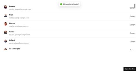 Virtual List Antd Codesandbox