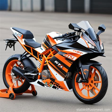 Kang Tao Logo From Cyberpunk 2077 As Livery On A Ktm Rc 390 Prompts