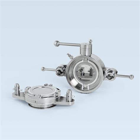 Split Butterfly Valve For Sanitary Pipeline Control Avm