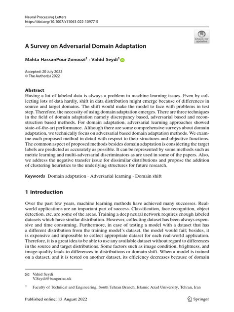 Domain Adaptation In Gan Pdf Artificial Neural Network Machine