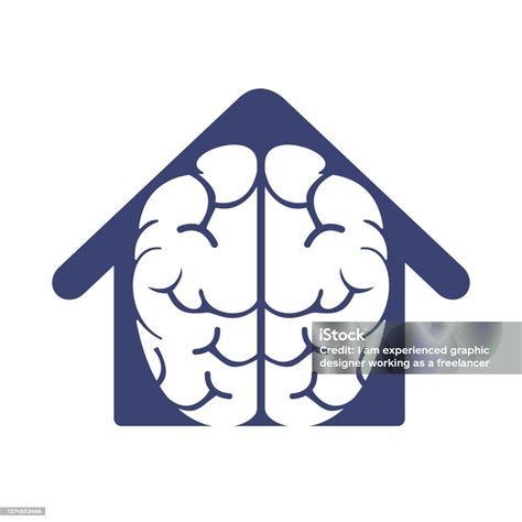 창조적 인 브레인 하우스 로고 디자인 브레인 스톰 파워 생각 두뇌 로고 타입 아이콘 개념에 대한 스톡 벡터 아트 및 기타 이미지 개념 개념과 주제 건강관리와 의술
