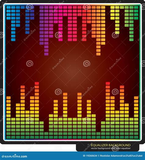 Vector Equalizer Background Stock Vector Illustration Of Radio