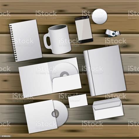 나무 배경 위에 회사 편지지의 문서 빈 디자인의 고정 템플릿 0명에 대한 스톡 벡터 아트 및 기타 이미지 0명 4가지 개체 Usb 메모리 Istock