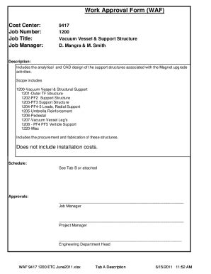 Fillable Online Work OrdersFree Work Order Form Template For Excel Vertex42 Com Fax Email