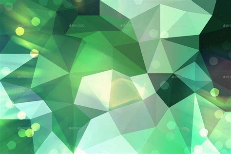 Bokeh Polygonal Backgrounds Bundle Graphics Graphicriver