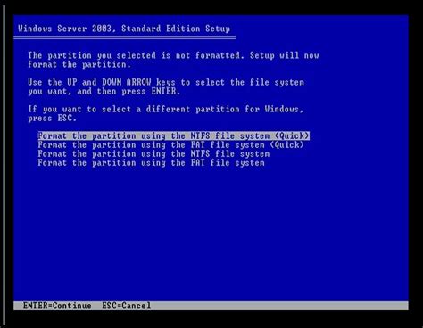 Install Microsoft Windows Server 2003 With Screenshot
