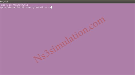 Installation Process Of Mininet On Ubuntu