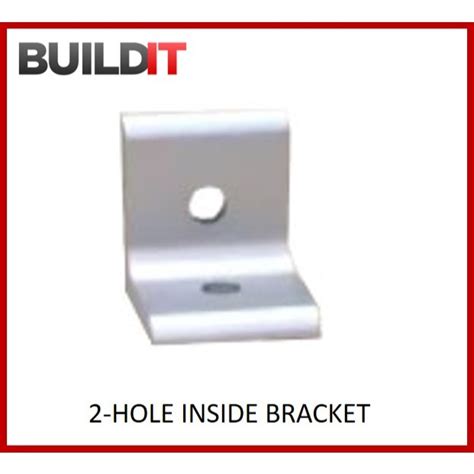 Buildit Aluminum Profile Accessories 2 Hole Inside Bracket Shopee Philippines