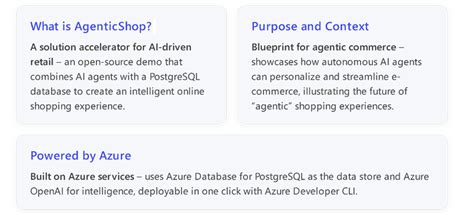 New Azure Postgresql Solution Accelerator Agenticshop Microsoft