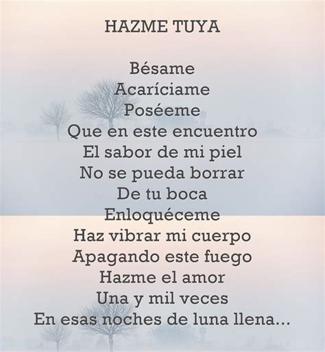 Hazme El Amor Poema