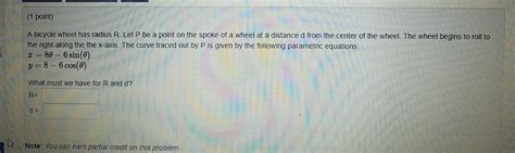 Solved Point Write The Parametric Equations As A Chegg