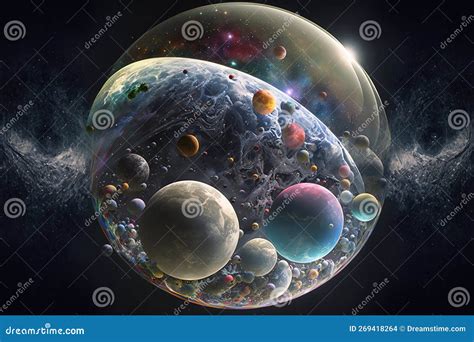 Multi Verse Conceptmultiple Universe Stock Illustration Illustration