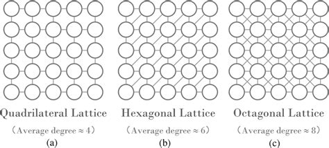 Three Types Of Lattice Networks Download Scientific Diagram