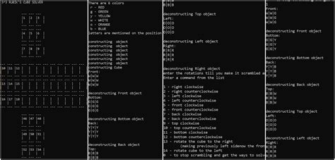 Github Anupriya Rubiks Cube Scrambler And Solver Rubiks Cube Scrambler And Solver