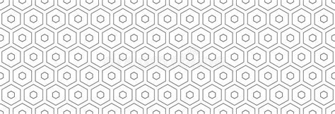 Hexagon Geometric Pattern Seamless Hex Background Abstract Honeycomb Cell Vector Illustration