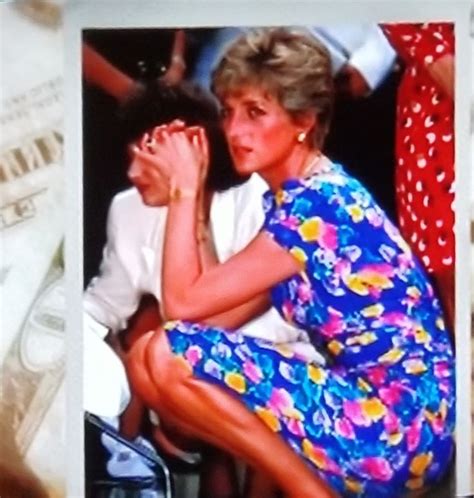 Princess Diana Wearing Floral Shower Dress Screenshot By Annoth
