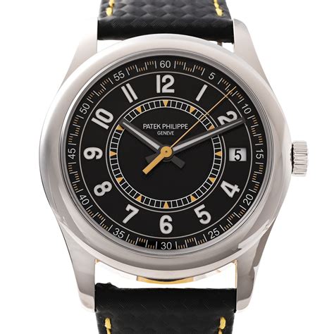 Patek Philippe Calatrava Carbon Yellow 6007g Fullset Bonanno Jewelers