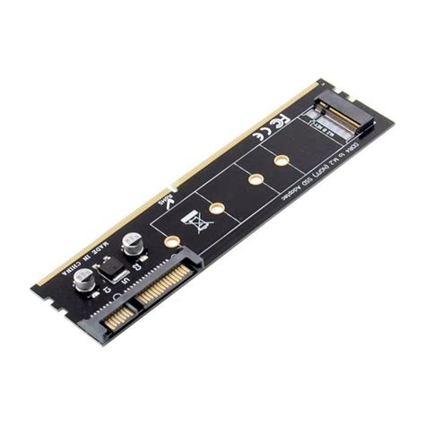 Adaptateur Ddr4 Vers M2 Sata Riser Memory Ddr4 Dimm Vers M2 Ngff Ssd