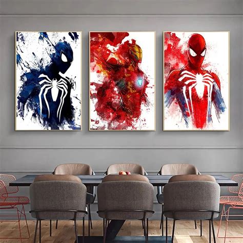 Prints Art And Collectibles Spider Man Wall Art Super Hero Poster
