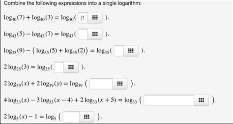 [solved] combine the following expressions into a solutioninn