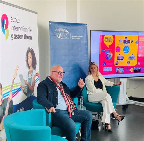 European Parliament Ambassador School École Internationale Gaston Thorn