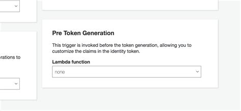Amazon Web Services Serverless Framework Cognito Userpool Pre Token Generator Stack Overflow