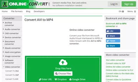 Převodník AVI na MP4 zdarma a online Movavi Video Converter