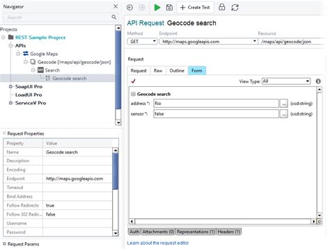 Request Editor Interface ReadyAPI Documentation