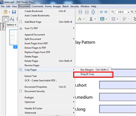 How To Crop A PDF Document Using PDF Studio PDF Studio Knowledge Base
