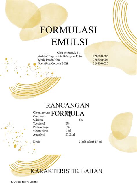 Formulasi Emulsi Pdf
