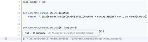 Use Ai In Editor Dataspell Documentation