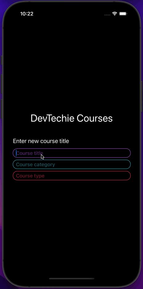 Swiftui Textfield Placeholder And Custom Color