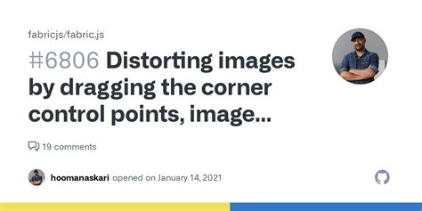 Distorting Images By Dragging The Corner Control Points Image Resizes From Center Issue