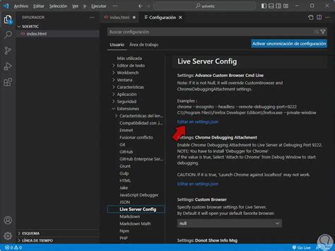 Change Default Browser Visual Studio Code