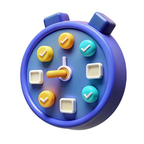 Time Management Task List Schedule Clock 56090591 PNG