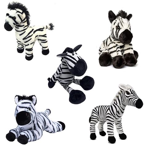 Soft Stuffed Animal Zebra Plush Toys Lovely Mascots Comfortable Pillows