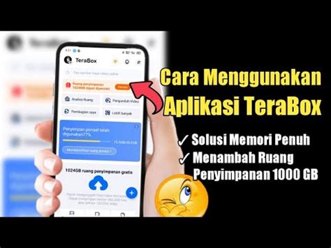 Cara Menggunakan Aplikasi TeraBox Menambah Ruang Penyimpanan 1000 GB - YouTube