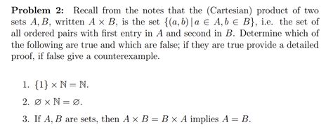 solved problem 2 recall from the notes that the cartesian