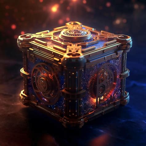 Premium Ai Image Mysterious Magic Puzzle Box