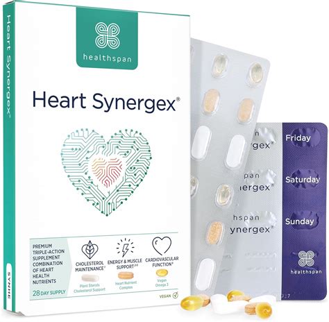 Healthspan Heart Synergex 28 Day Supply Heart Health Complex