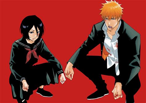 Kuchiki Rukia Rukia Kuchiki Kurosaki Ichigo Ichigo Kurosaki Bleach Bleach