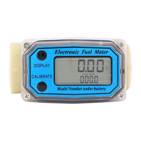 Compact Turbine Flow Meter Lcd Digital Display Flo Vicedeal