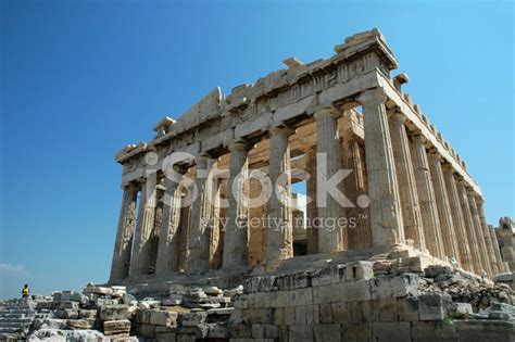 아테네 그리스 아크로폴리스에 파르테논 신전 스톡 사진 Freeimages