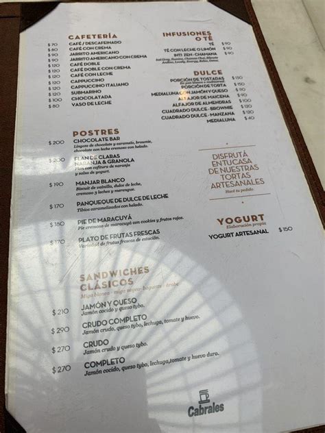 Menu At Francesca Restaurant Buenos Aires Posadas 1245