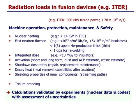 ppt experimental validation of fendl 3 nuclear data library paola