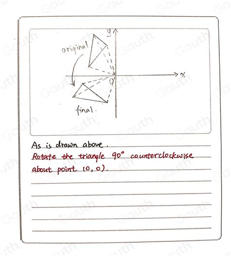 Solved 4 Drag The Rotated Figure To The Correct Location On The Graph Not All Figures Will Be