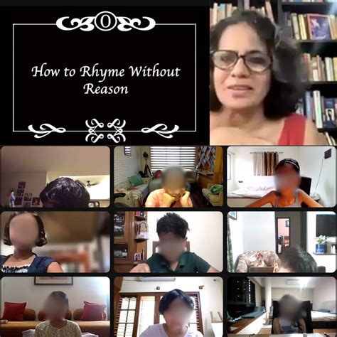 How To Rhyme Without Reason Varsha Seshans Official Website