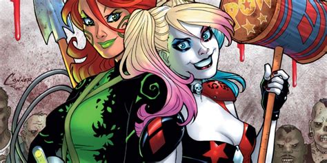 Batman Poison Ivy Og Harley Quinn Kysser