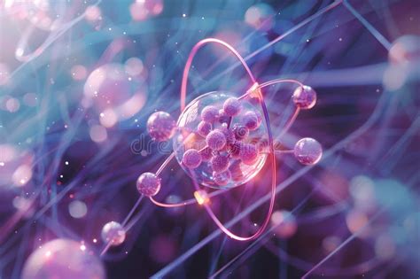 Atom Abstrac Background Molecular Science Background Image And Atomic