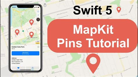 Adding Pins To A Map Ios Mapkit Swift 5 Xcode Tutorial Youtube
